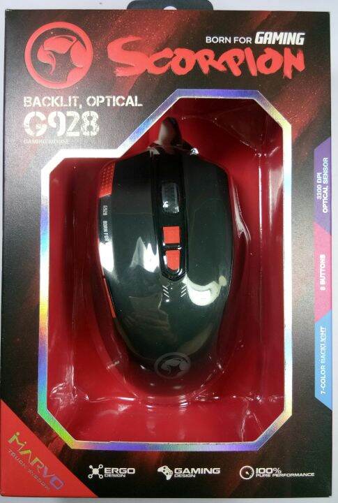 Marvo Gaming Mouse Scorpion Backlit Optical เมาส์เกมมิ่ง รุ่นG928 ...