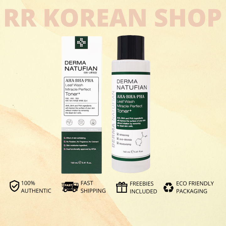 [AUTHENTIC] Derma Natufian AHA BHA PHA Miracle Perfect Toner 160ml ...