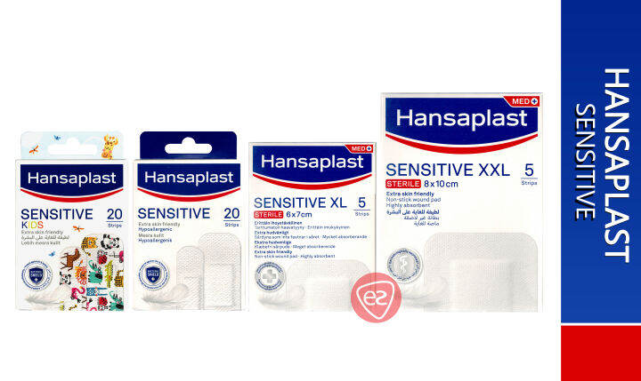 Hansaplast Sensitive Wound Plaster Strips ( Sensitive 20s / Sensitive ...