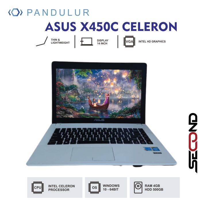 Laptop Asus X450C CELERON/4GB/500GB/14inch ALL SERIES | Lazada Indonesia