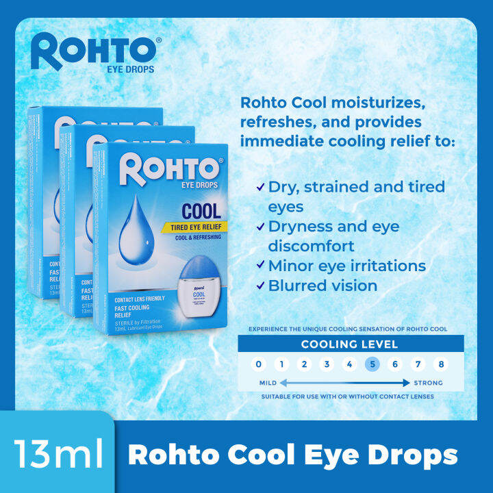 Rohto Cool Eye Drops [Bundle of 3] | Lazada PH