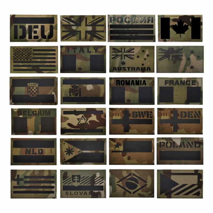 National Flag IR Patch Armband Badge Applique Embellishment UK Russia ...