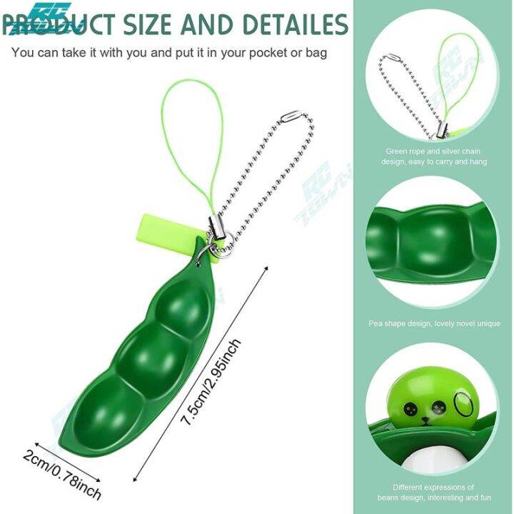 RCtown Pea Poppers ของเล่นตลกการแสดงออกทางสีหน้าปล่อยความเครียดความวิตก ...