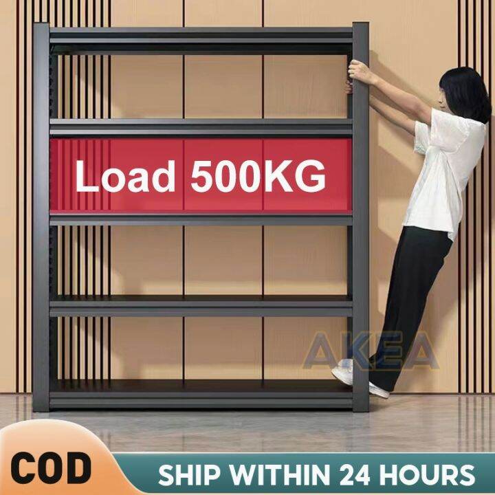 【Load 500KG】Steel Rack Shelves Heavy Duty Boltless Grocery Shelf ...