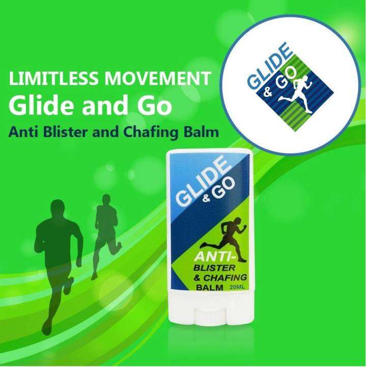 20g Glide and Go and Go Anti Blister and Chafing Balm Stick / Sports ...
