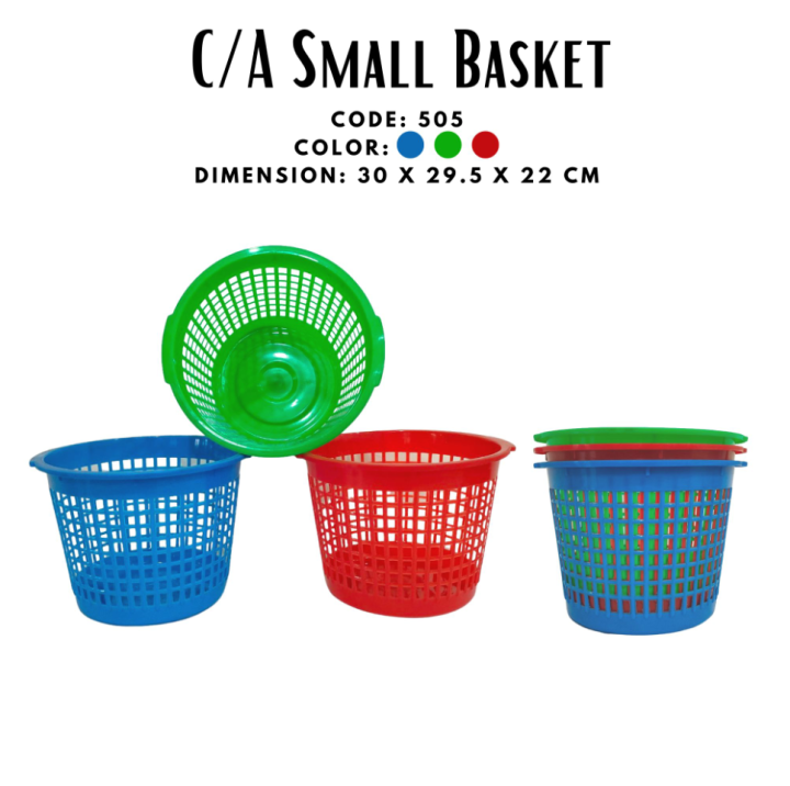 505 C/A SMALL BASKET/LAUNDRY BASKET/ STORAGE BASKET/ COLORED LAUNDRY ...