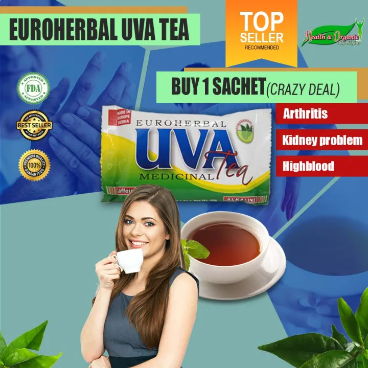 ⊿Uva Medicinal Tea | 20 TEA Bags Per Sachet | 100 Euroherbal Original ...