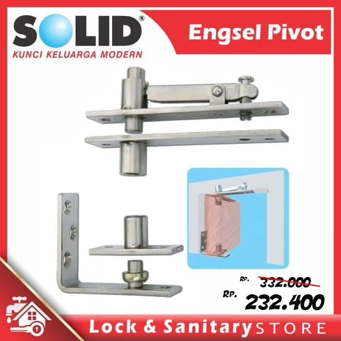 Engsel Pivot Solid EP SLD 600 US 32D Engsel Pintu Murah, Berkualitas | Lazada Indonesia