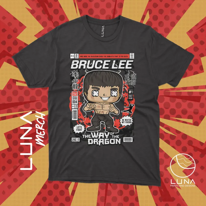 Pop Art- Bruce Lee Funko pop Chibi Shirt - The Luna Merch | Lazada PH