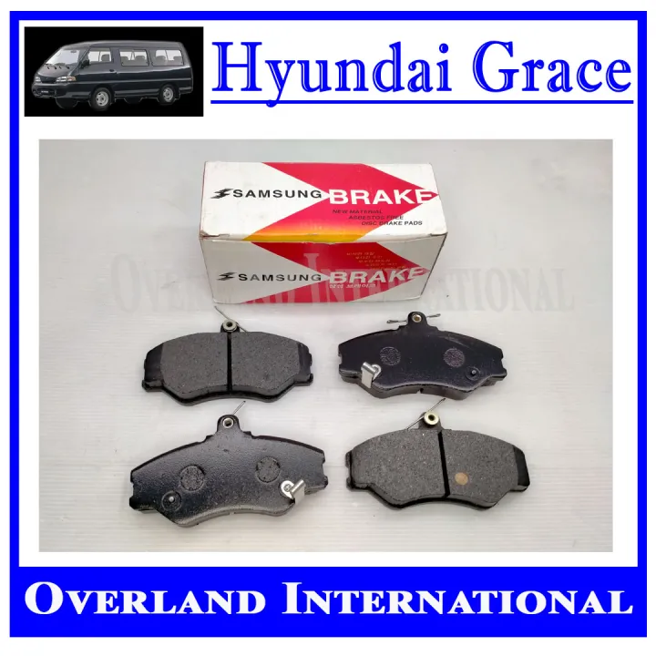 BRAKE PAD SET, Samsung, For Hyundai Grace and Hyundai Porter, 58101 ...