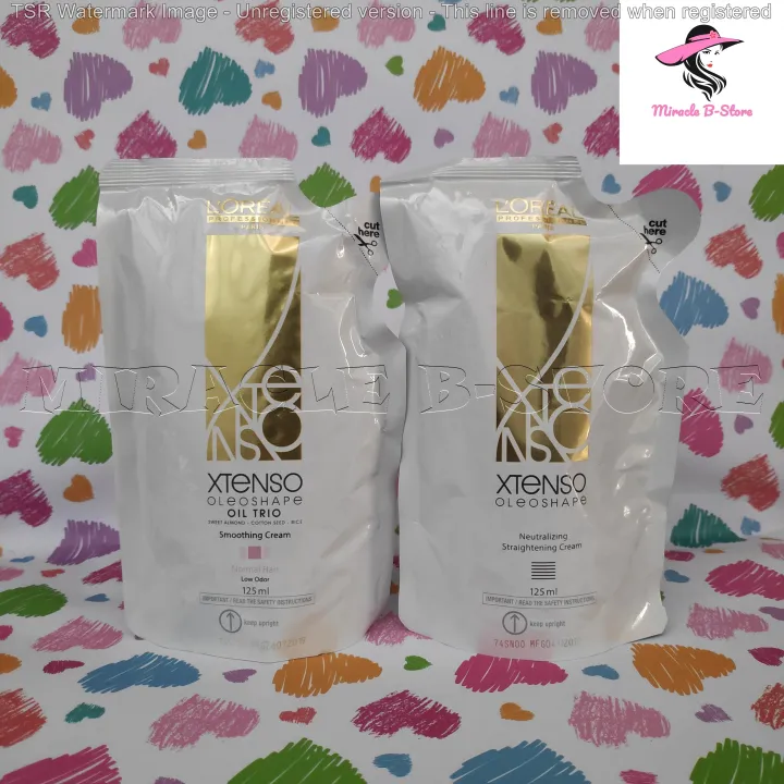 LOREAL XTENSO SMOOTHING 125 ML X 2 STEP OLEOSHAPE L'OREAL OLEO SHAPE ...