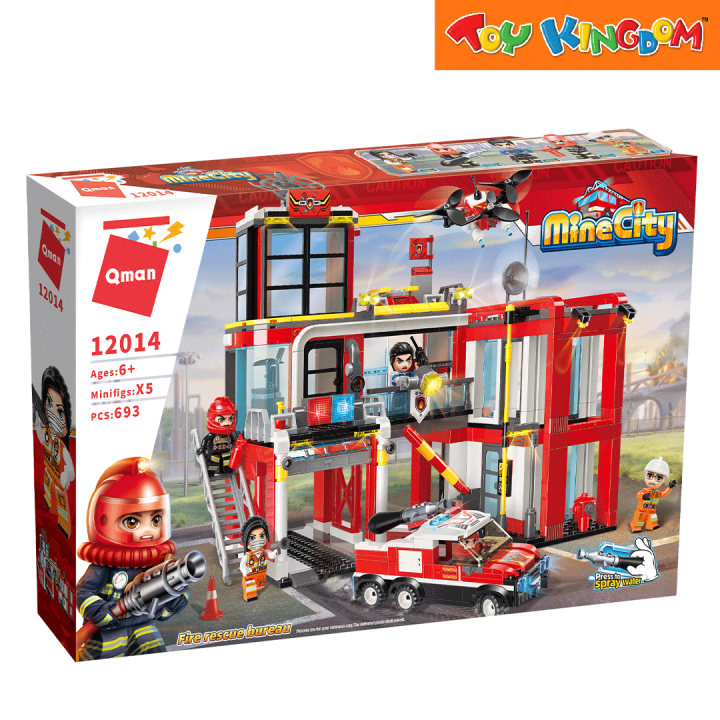 Keeppley Qman Fire Rescue Bureau Building Blocks | Lazada PH