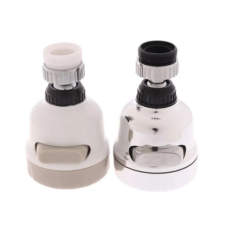 Kitchen 3 Modes 360 Rotatable Tap Faucet Aerator Bubble Flexible Water