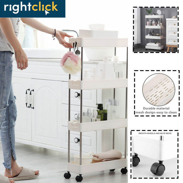 RIGHTCLICK 4 Layers Multifunction Removable Bathroom Storage Rack ...