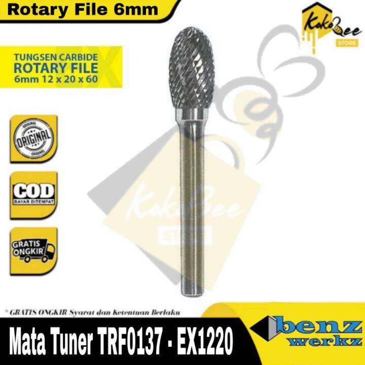 Mata tuner 6mm 12x20x60 / tungsten carbide rotary file EX1220 benz ...