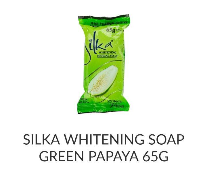 Silka Whitening Soap Green Papaya 65g | Lazada PH