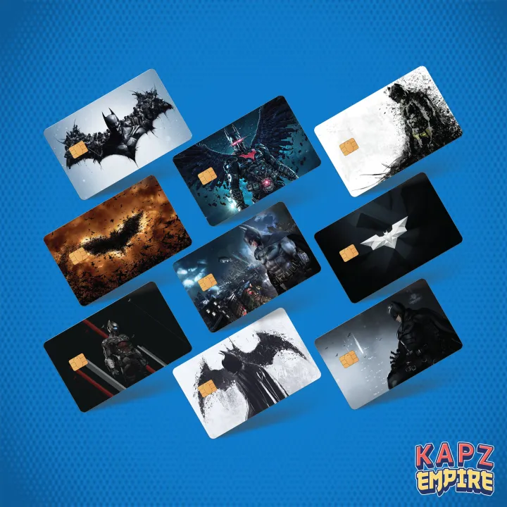 Batman ATM Bank Sticker Card Cover Access Touch n Go Skin Bank Debit ...