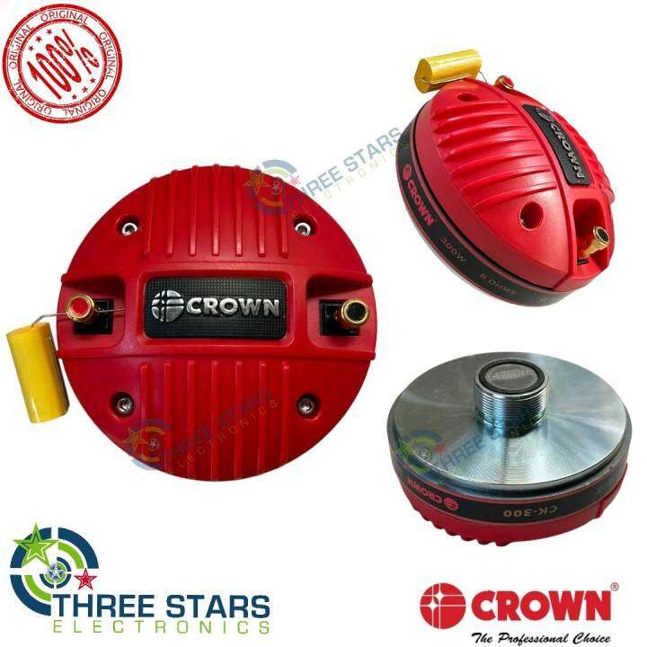 Original 1pc. Crown CK-300 Compression Driver Unit 300watts 8ohms ...