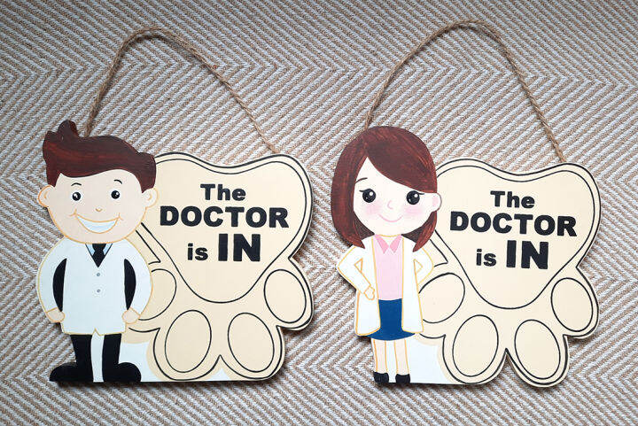 Vet Doctor is IN Door Sign Veterinary Clinic Signage | Lazada PH