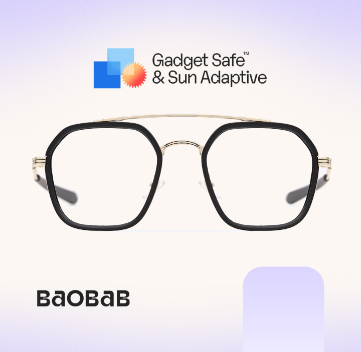 Baobab Eyewear | RONSON Gadget Safe Sun Adaptive Glasses | Anti ...