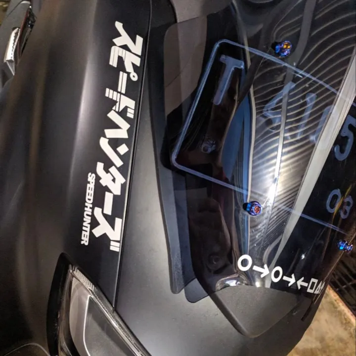 Stiker Motor Keren Speedhunters Kanji Logo Viral Tulisan Jepang Full ...