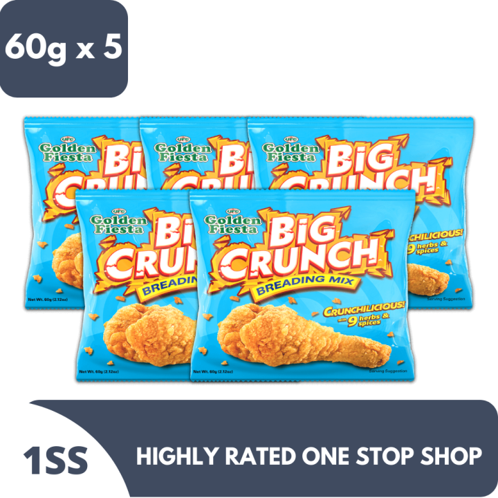 Golden Fiesta Big Crunch Breading Mix 60g x 5 | Lazada PH