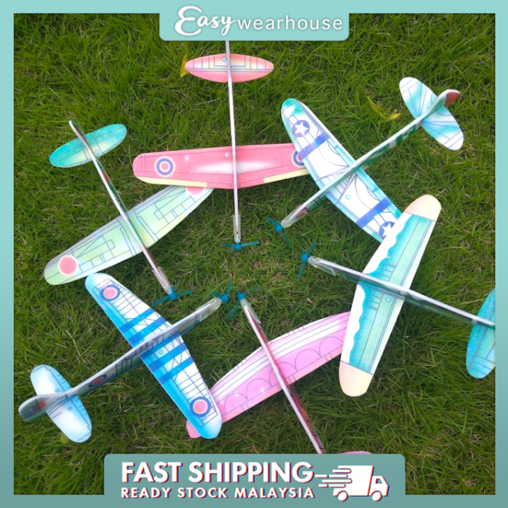 EASY WEARHOUSE Childhood Flying Gliders SMALL Plane Toy Assembly Modal ...