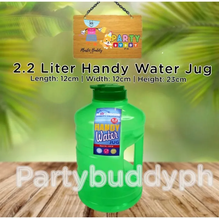 New for 2.2L Liters Handy Water Jug Premium Plastic Water Container ...