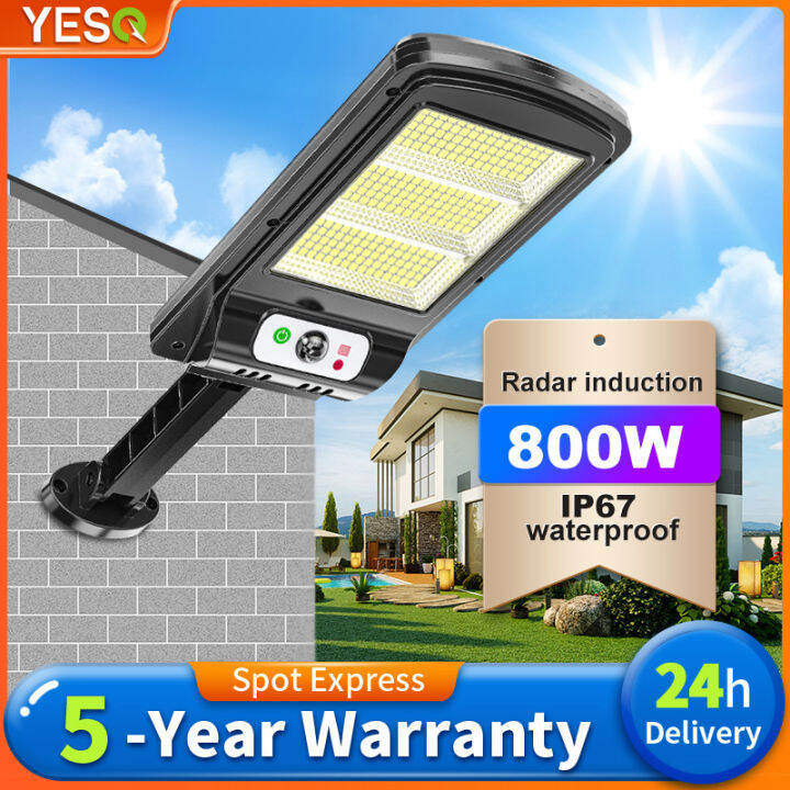 800W Solar Light Outdoor Lighting IP67 Waterproof Solar Light Outdoor ...
