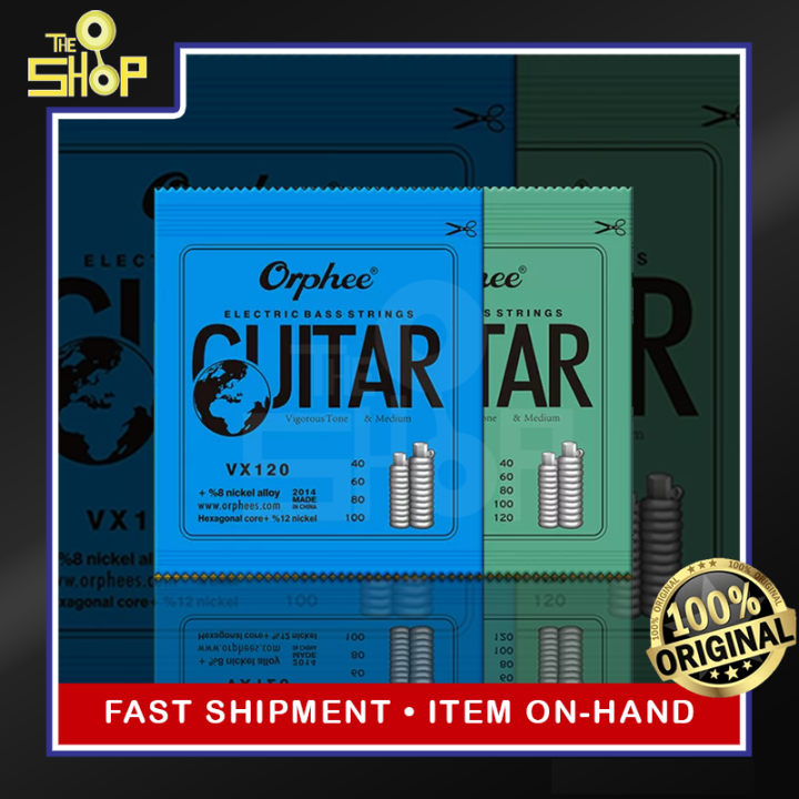 Electric Bass Guitar Strings By Orphee [100% Original/Authentic ...
