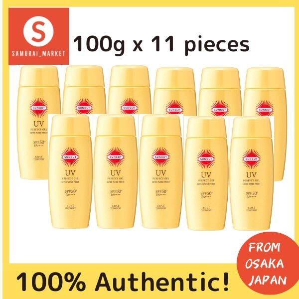 KOSE sun cut perfect UV gel 100g x 11 pieces KOSE 防晒完美 UV 凝胶 100g x 11 ...
