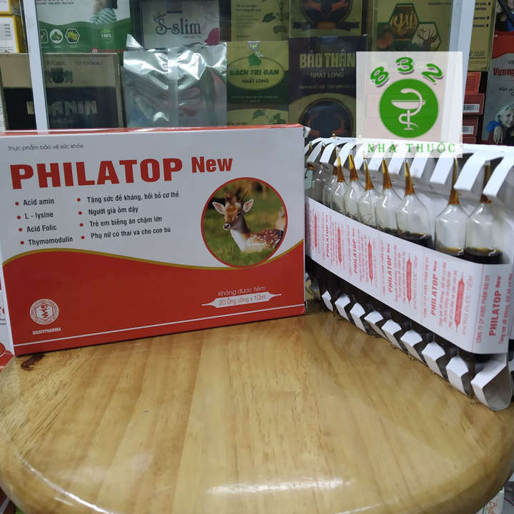 PHILATOP New đạm ống hộp 20 ống thủy tinh | Lazada.vn