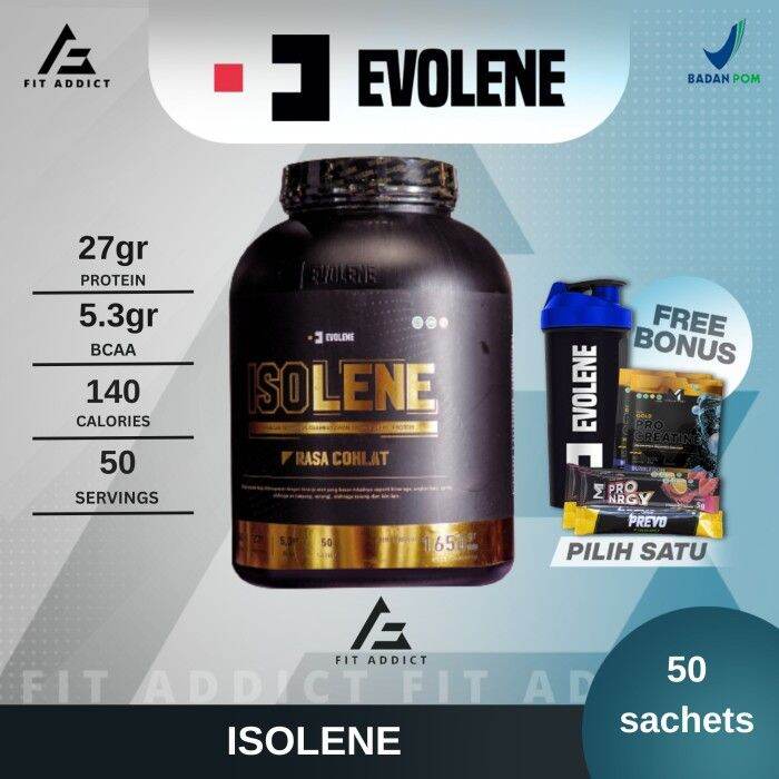Evolene Isolene 50 Serving 50serv 50x Servings Whey Protein Iso Lene ...