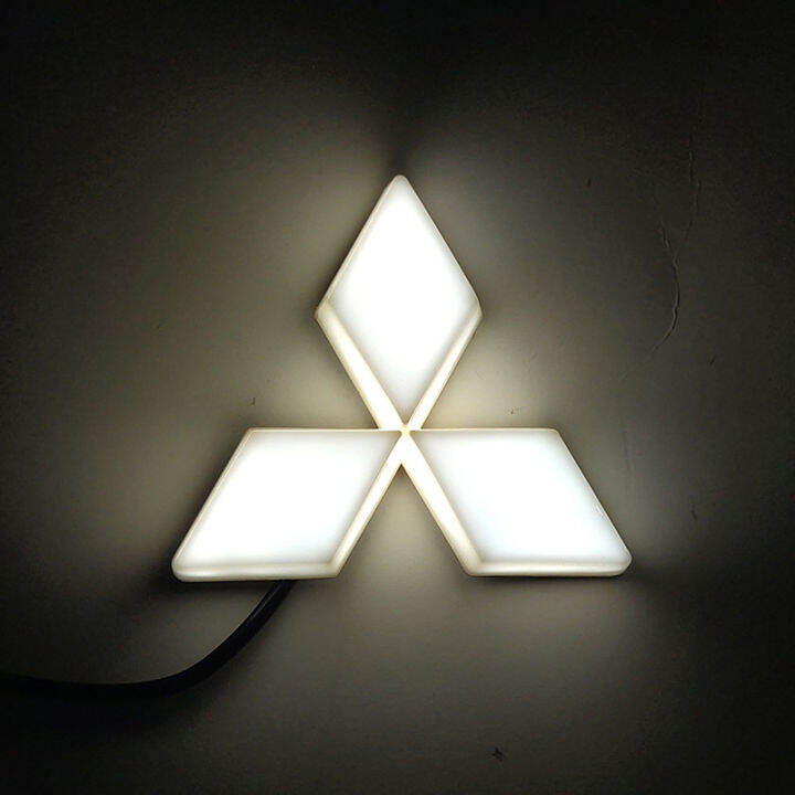 LED Car Logo Chrome Emblems Badge Car Front Rear Modified Logo For ...