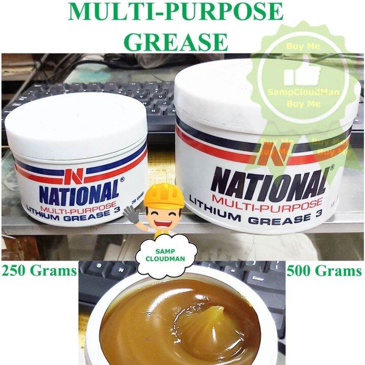 National Multi-Purpose Lithium Grease 250 or 500 grams Grasa Lubricant High Temp | Lazada PH