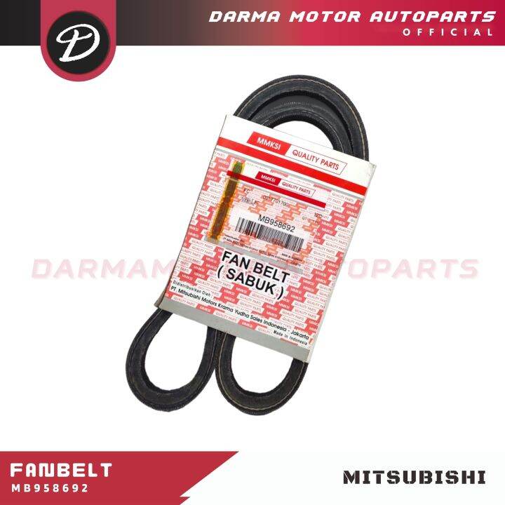 Fanbelt Tali Kipas Van belt AC Pajero Sport 2008-2015 MB958692 Asli Mitsubishi Original | Lazada ...