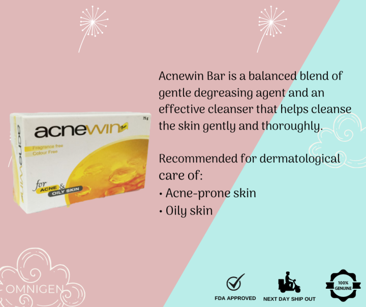 Acnewin Soap Bar (for acne-prone and oily skin) | Lazada PH