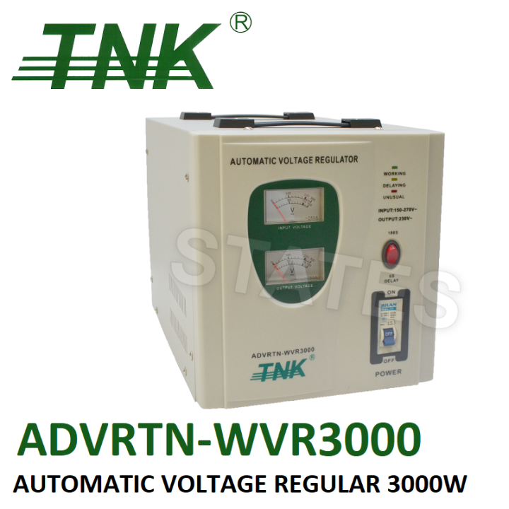 TNK 3000VA Automatic Voltage Regulator - ADVRTN-WVR3000 | Lazada