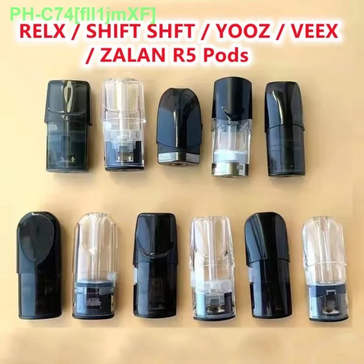 RELX Classic Infintiy Phantom Essential/SHIFT SHFT Elite S1/Yooz Mini/Zalan R5 Refillable Pods ...