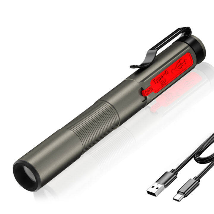 Professional First Aid Work Inspection Flashlight Rechargeable First ...