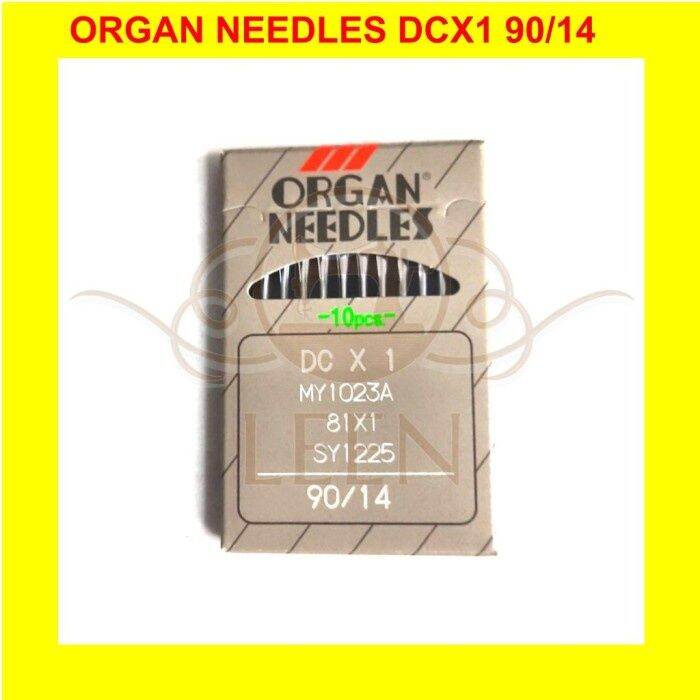 Jarum Organ DCx1 14 Original Japan DC x 1 Needles Jahit Obras LEEN ...