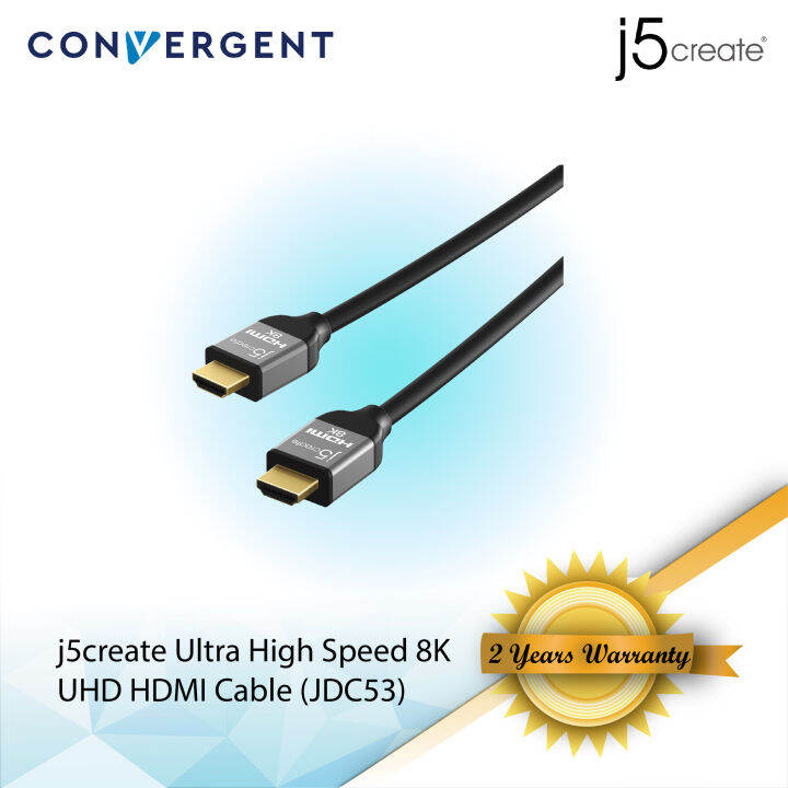 J5Create JDC53 Ultra High Speed 8K UHD HDMI™ Cable | Lazada