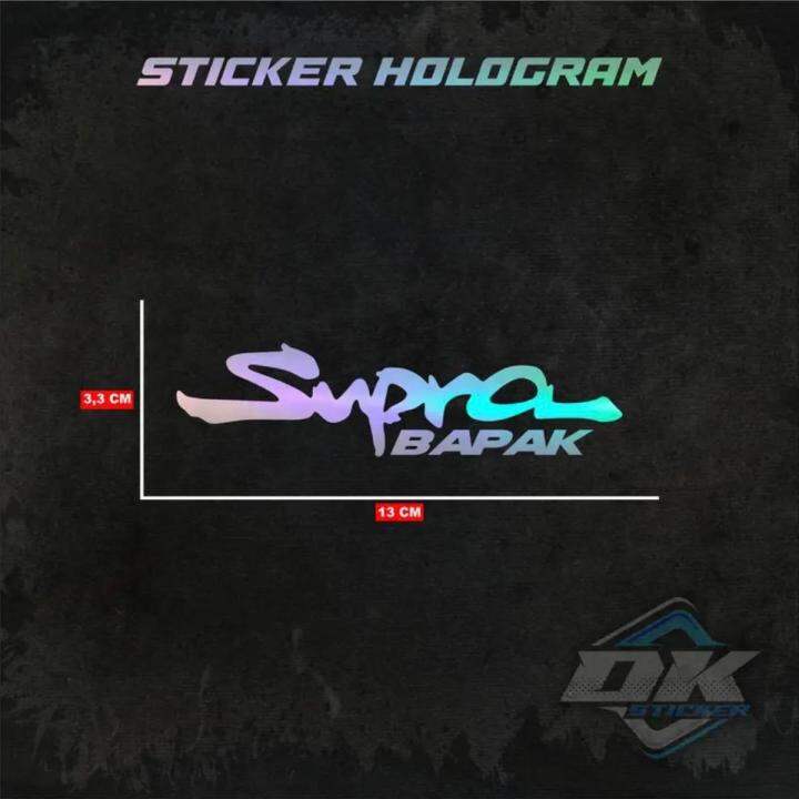 Sticker SUPRA Bapak Cutting | Lazada Indonesia