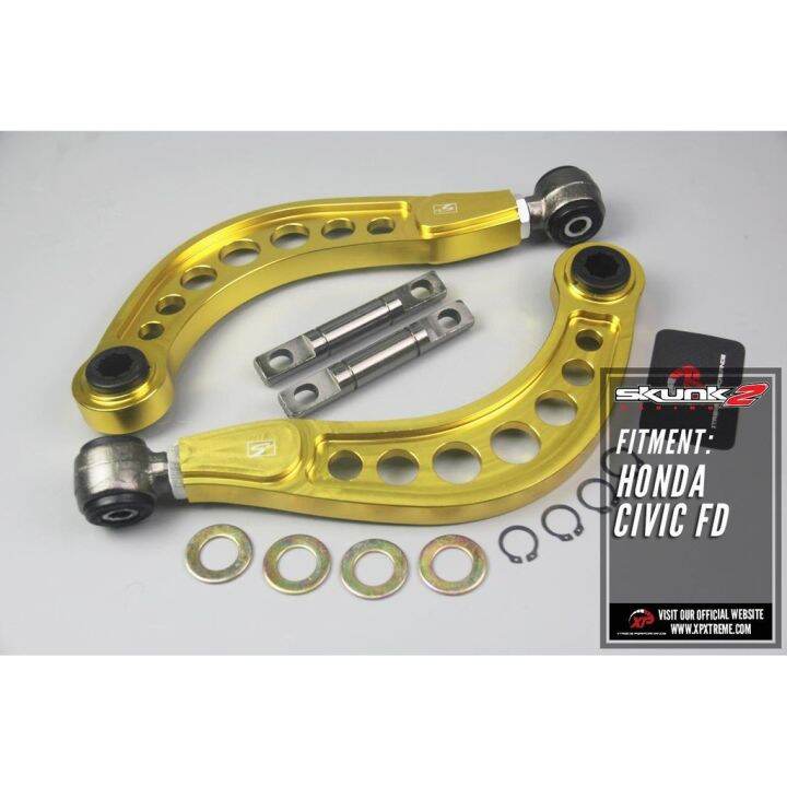 ADJUST REAR CAMBER KIT HONDA CIVIC FD SKUNK2 SILVER | Lazada