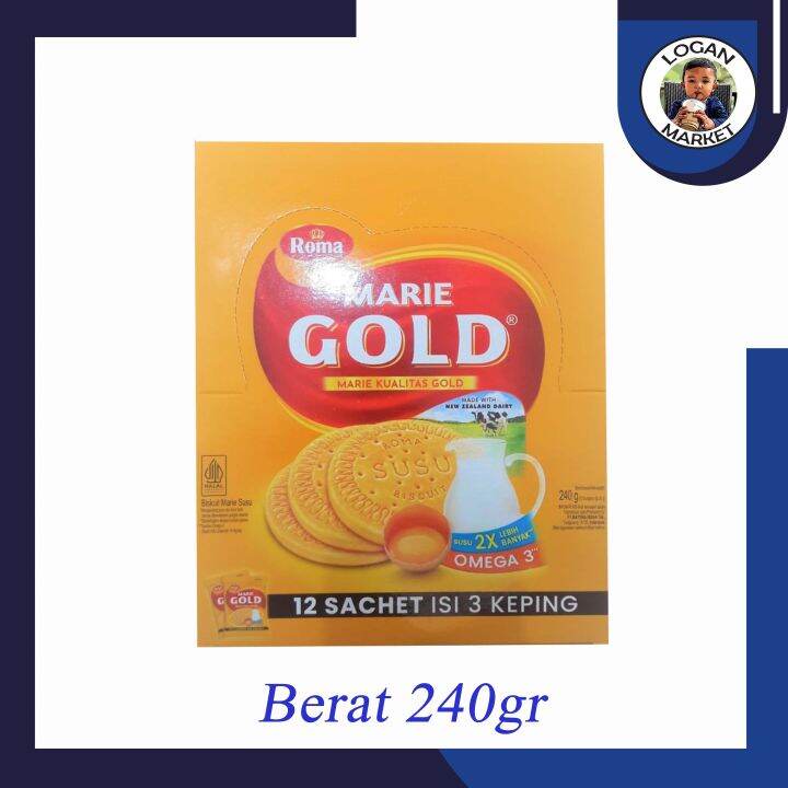 Roma Marie Gold Biskuit Biscuit Isi 12 Sachet Pcs | Lazada Indonesia