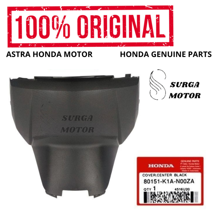 Cover Center Hitam Tutup Box Luggage Bagasi Motor BeAT Street K1A LED ...