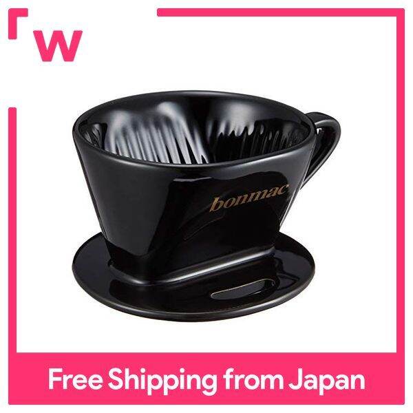Bonmac Bonmac Coffee Dripper พร้อมช้อนตวงสำหรับ1-2 Cups CD-1B สีดำ ...