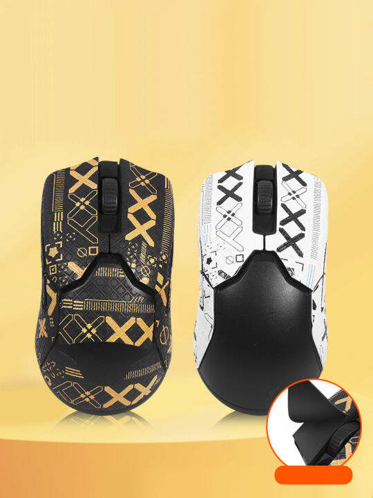 Printed Suede Full Half cover Mice Sticker Anti-Slip Mouse sticker For ...