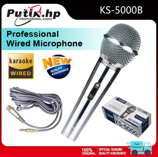 New 100% Original Platinum Heavy Duty Wired Microphone KS-5000B | Lazada PH