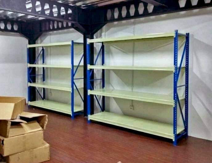 Rak Gudang 4 Susun Medium Duty Kapasitas Beban 500Kg/Level | Lazada ...